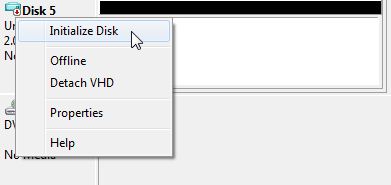 cmd tricks: Create vitual Hard disk