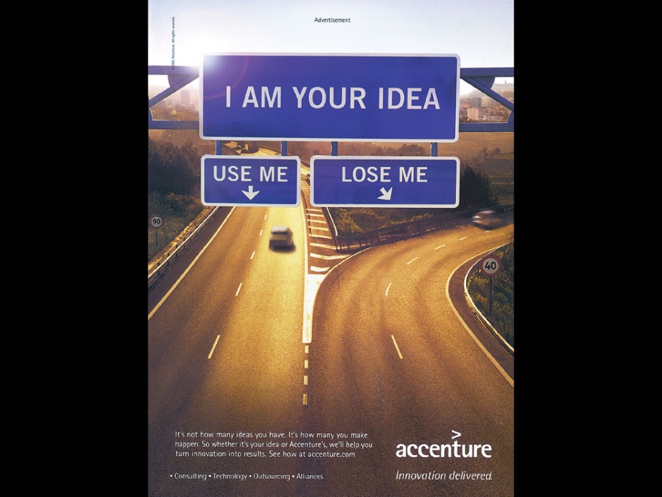 Observations: Accenture' "I'm your idea" Branding Campaign