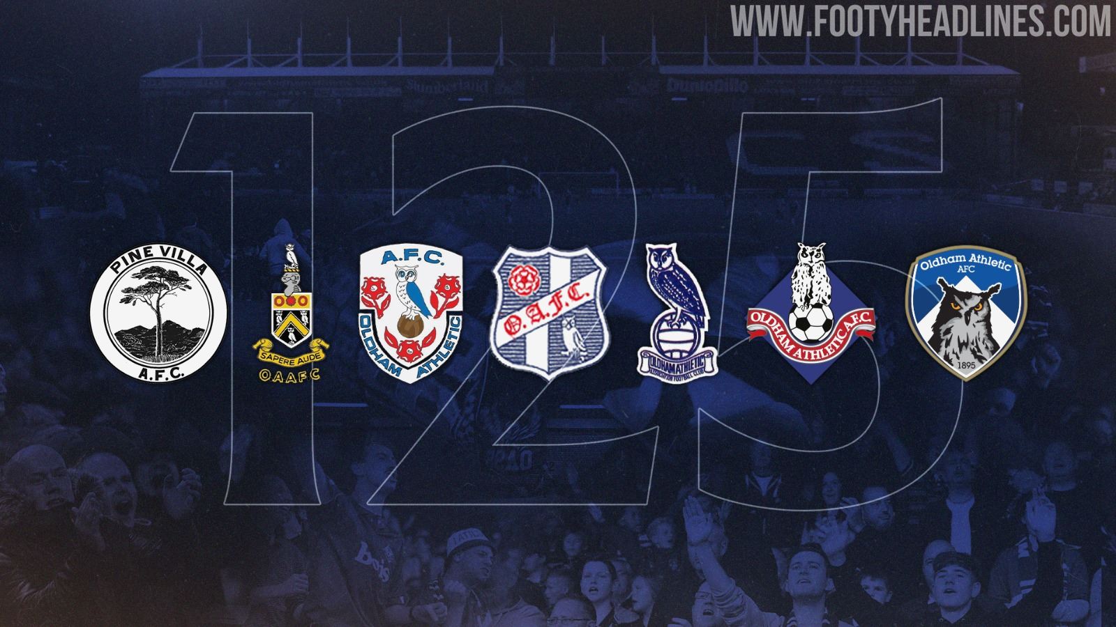 Oldham Athletic 20-21 Home & Away Kits + Anniversary Logo Released ...