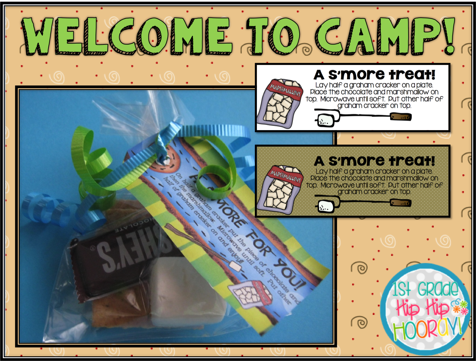 1st Grade Hip Hip Hooray!: A Camping Day ... Perfect for End of the ...