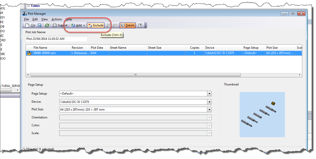 Brendan's Inventor Blog: A quirk in the Vault Plot command