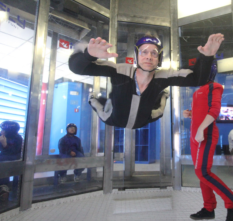 To Infinity and Beyond...: Pretend Skydiving.