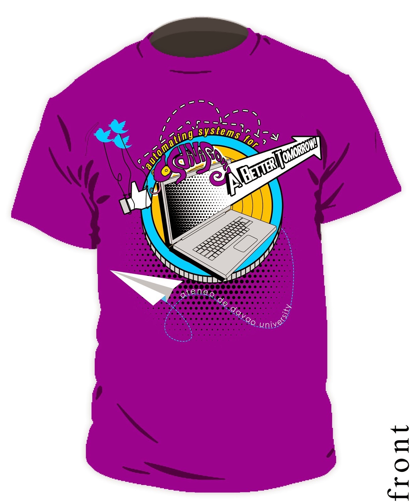 Computer Studies Shirt design Entry no. 1 SY 2012-13 | Disenyo ni Ogs