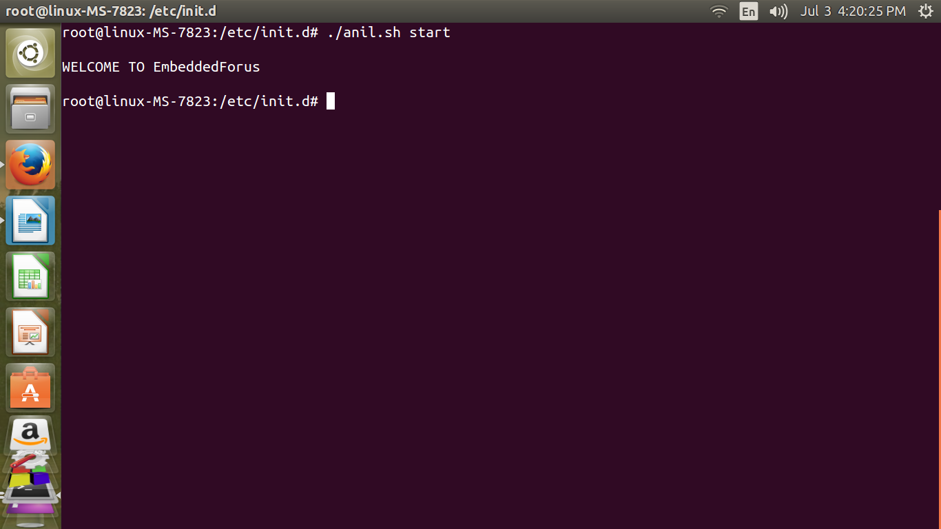 Steps Used To Implement Init Script File For Embedded Linux 3079