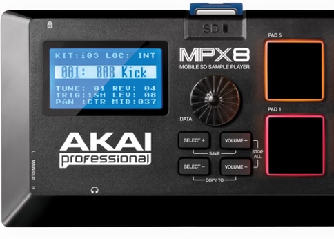 AKAI MPX8: Sample-Player, USB-Controller und Midi-Schnittstelle