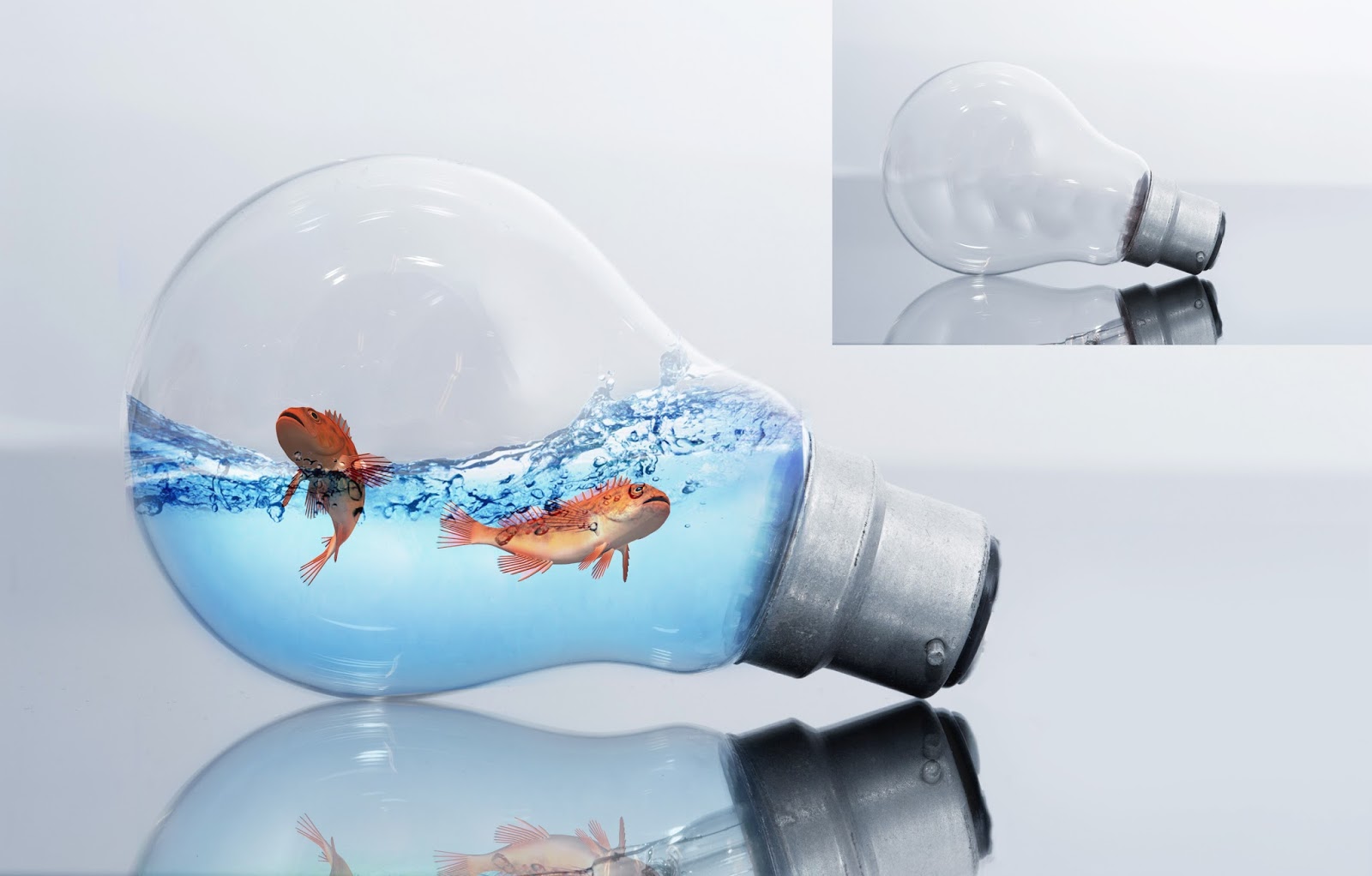 Photoshop Water Splash In Bulb Tutorial