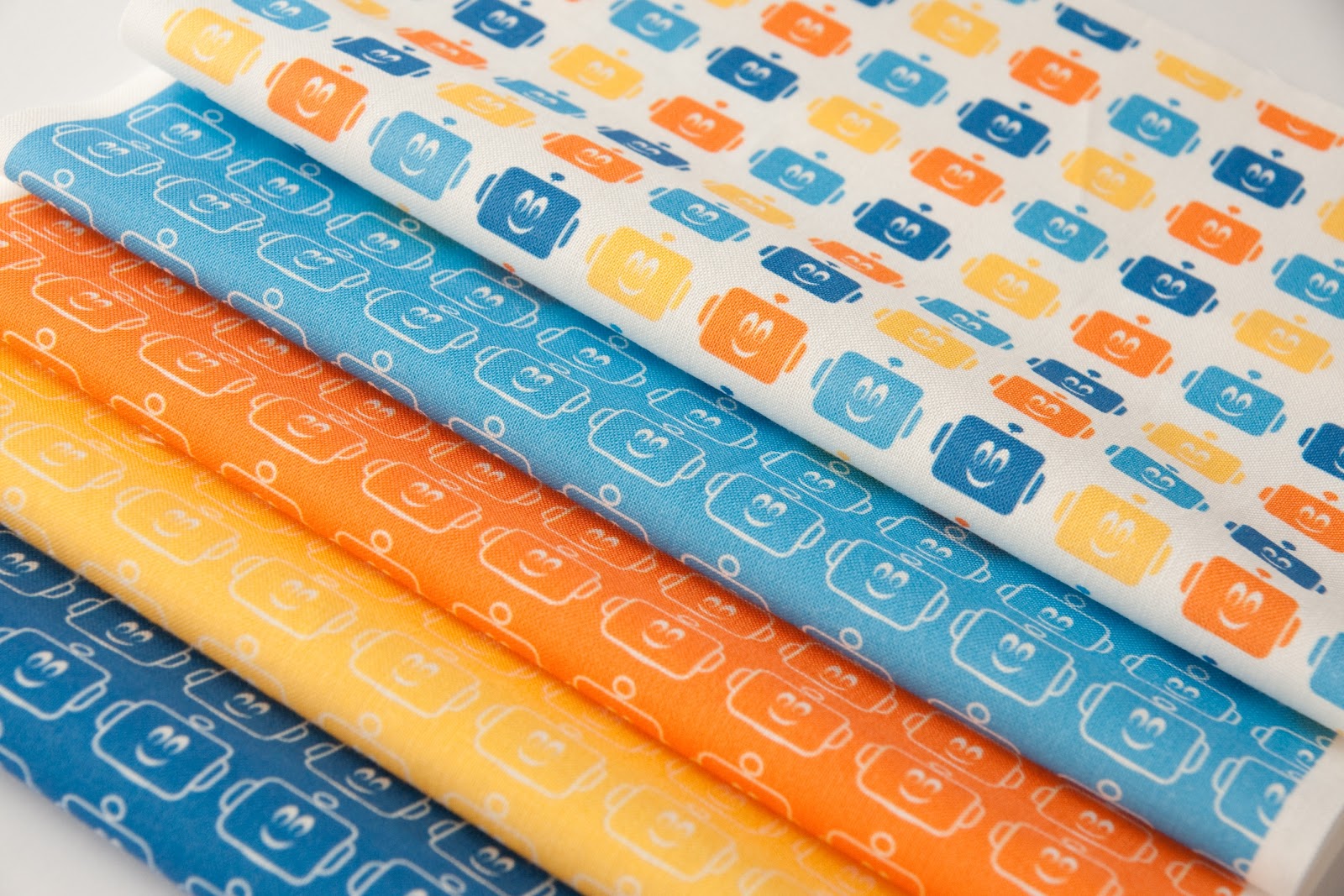 Shelley Made: Mr Mikey Robot Fabric Collection Has Landed!