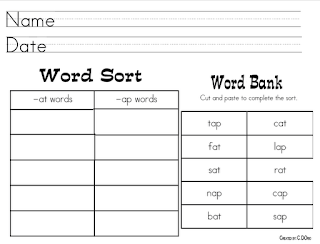 Phenomenal First Grade: Started Second Word Pattern Today!