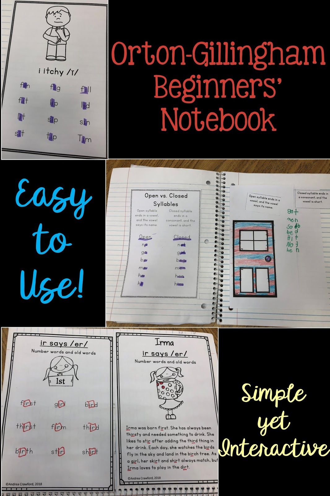 Orton-Gillingham in Small Groups:The All Important Notebook | This ...