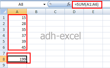 Cara Menjumlahkan Data Dengan Rumus Excel Sum | panduan bisnis online