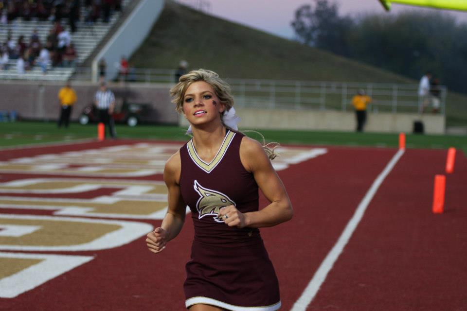 NFL and College Cheerleaders Photos: Texas State's Caitlyn Is a Superstar