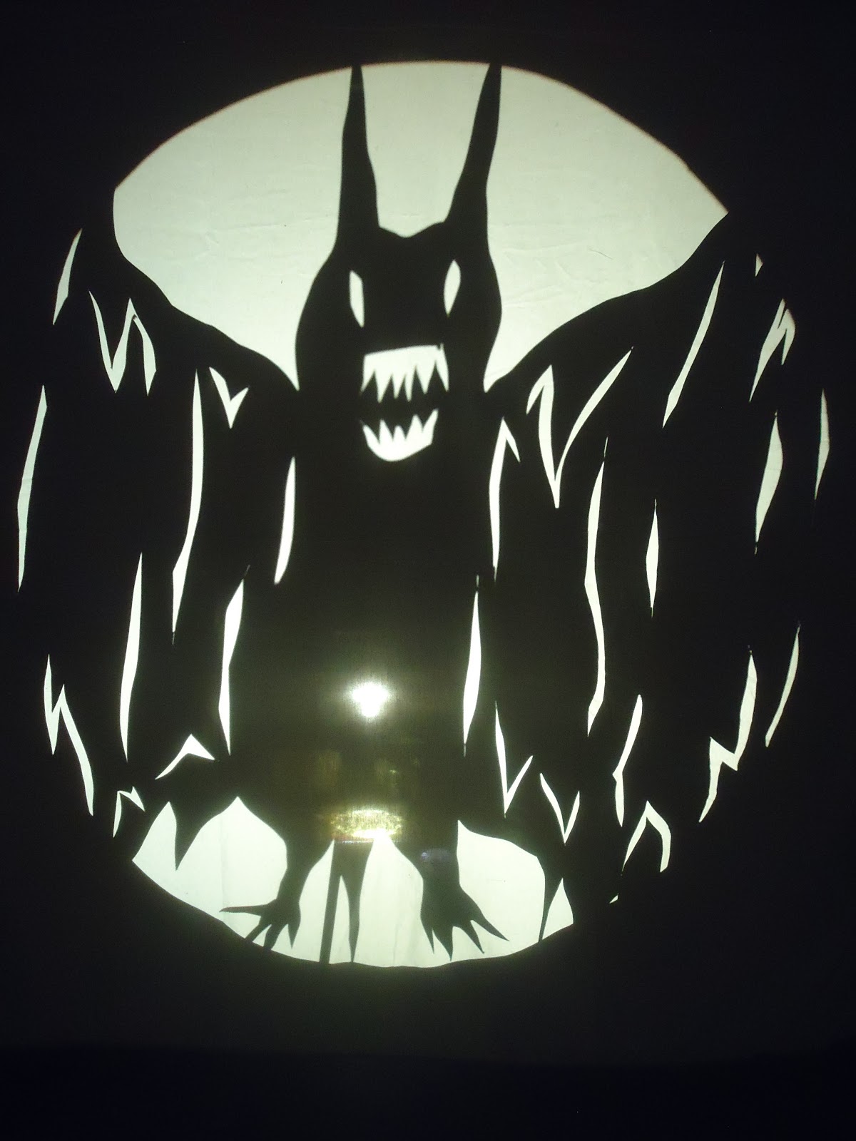 Rusty Nail Studio: Shadow Puppets for Halloween on Monster Island