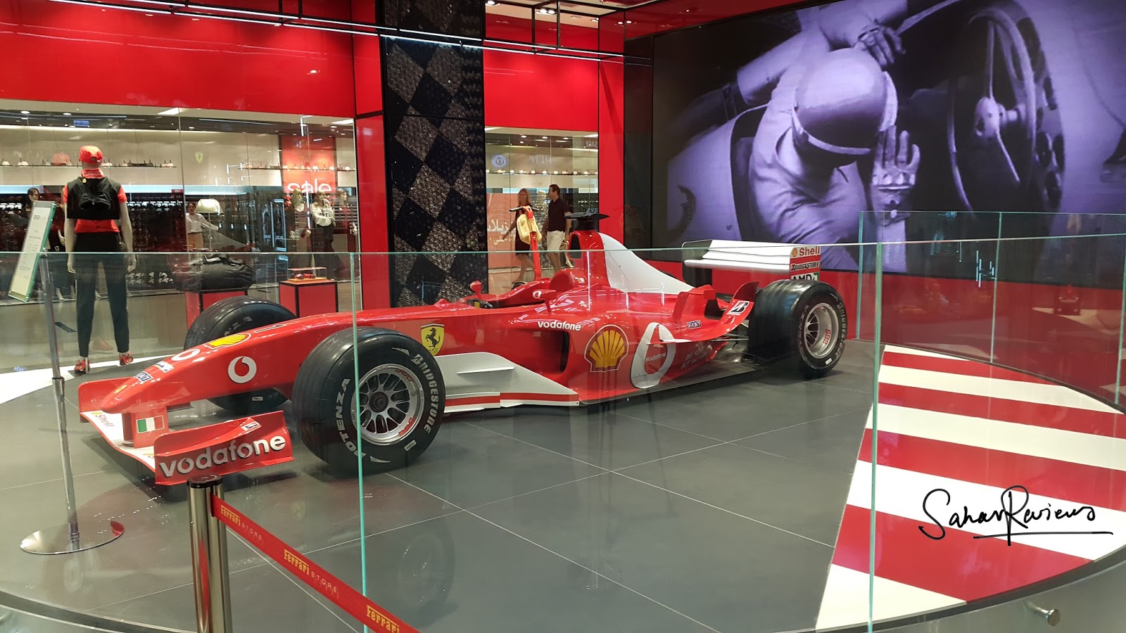 Sahar Reviews: Ferrari Store Opening at Dubai Mall