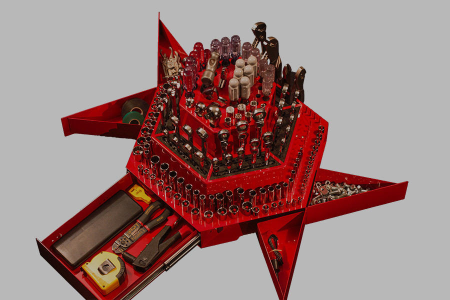 Just A Car Guy: interesting tool organizer from Red Baron Tools