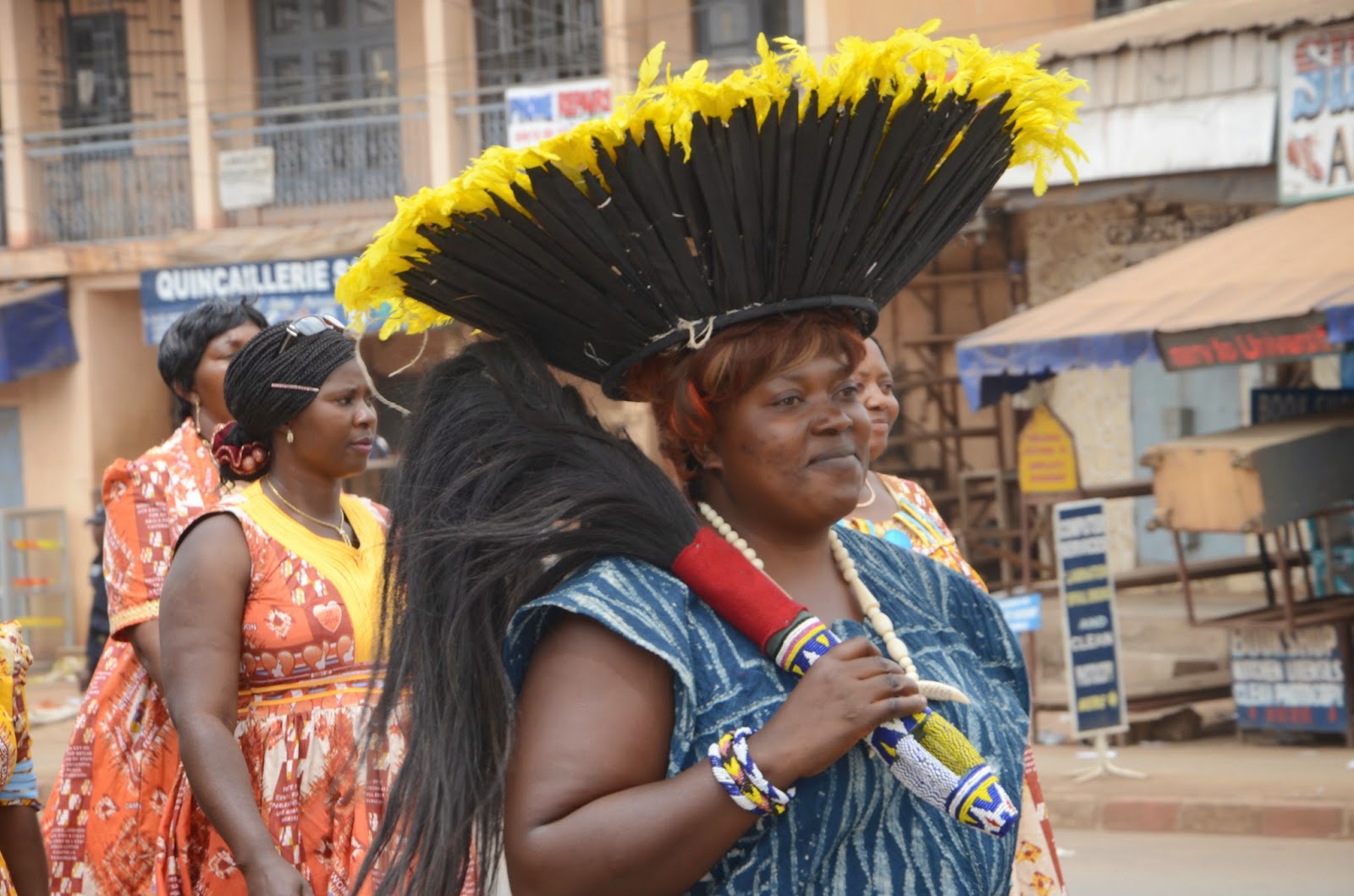 Talking pictures at #IWD commemoration in Bamenda