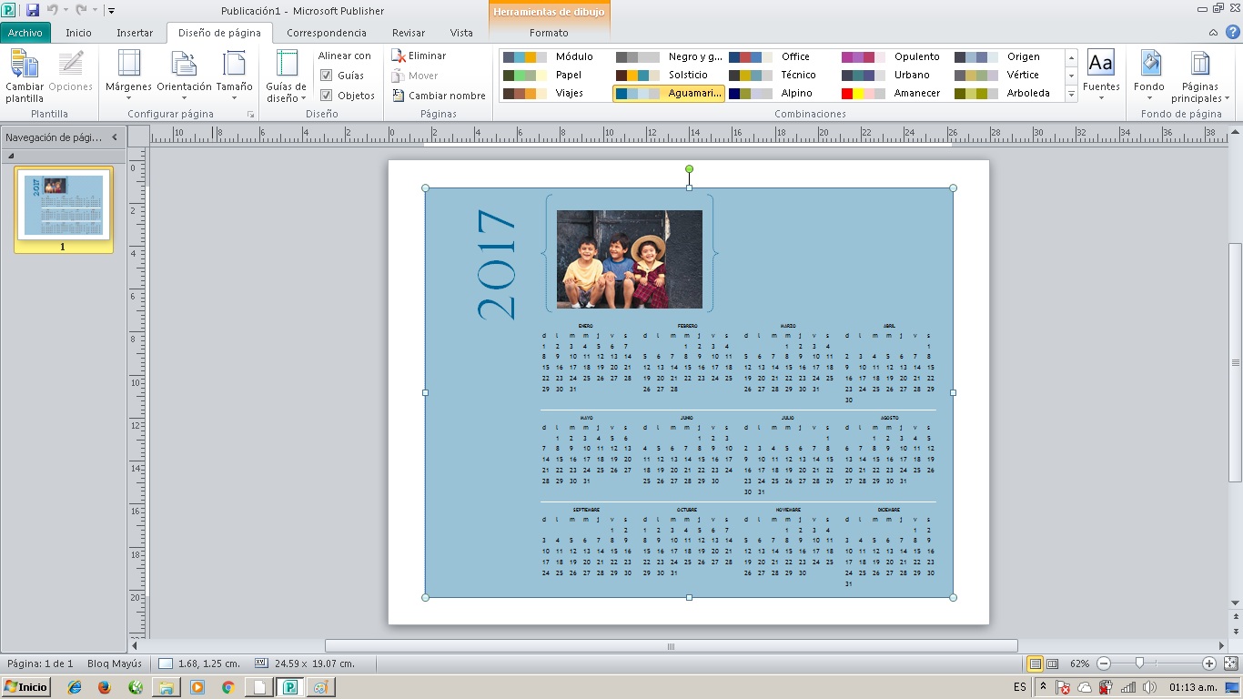 APRENDIENDO EN PRIMARIA: CREAR CALENDARIOS EN PUBLISHER