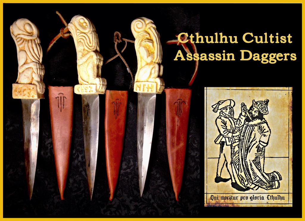 Propnomicon: Cthulhu Cultist Assassin Daggers