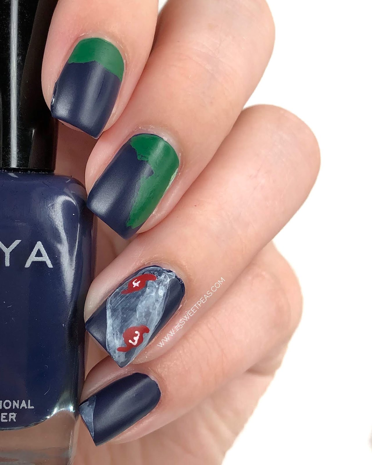 Weather Nail Art | Earth Day Challenge Day 4 — 25 Sweetpeas