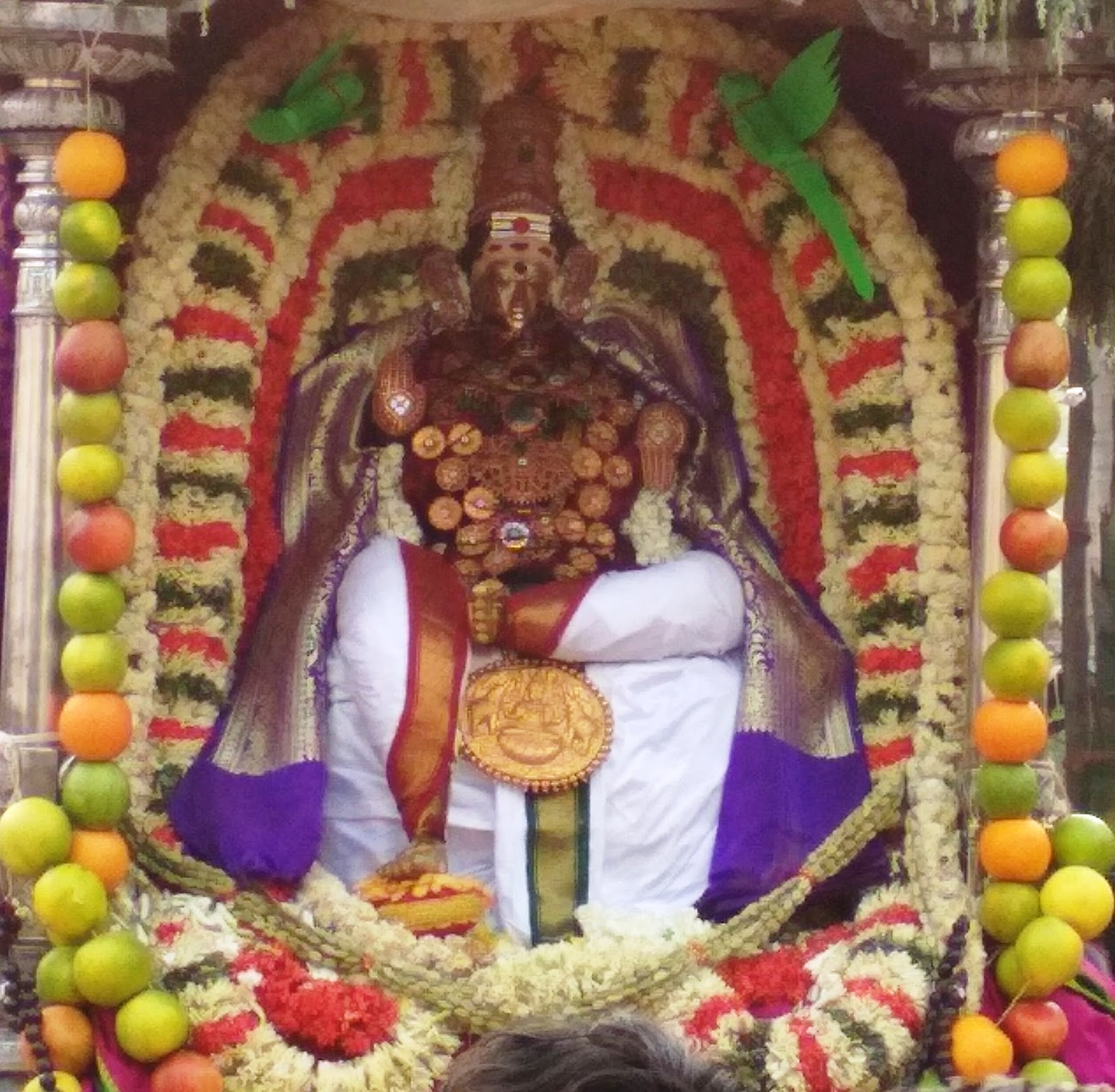 Temple, Travel and Sport: Thiruvanaikaval Pancha Prakara Utsavam