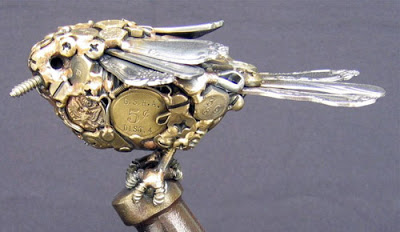 inspiração e diversão: arte com sucata de ferro