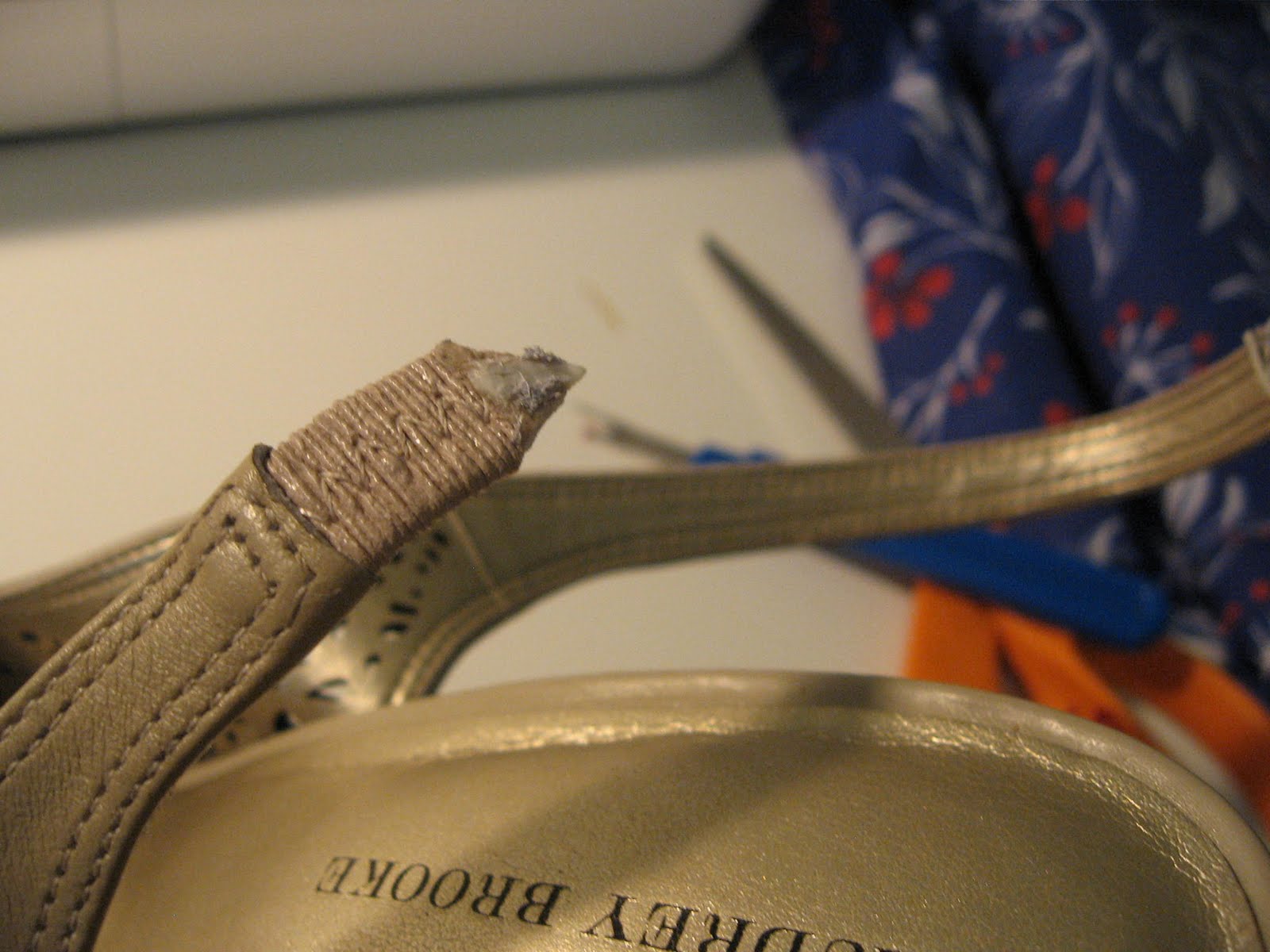 How I complicated my life today: The sling-back dilemma: solved!