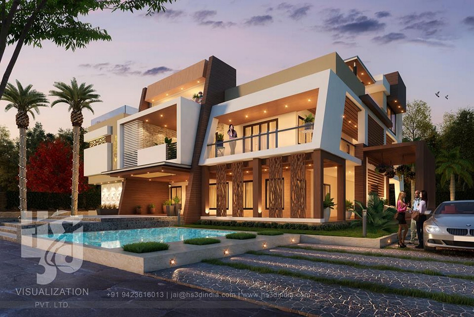 High rise & Bungalow Realistic Renderings