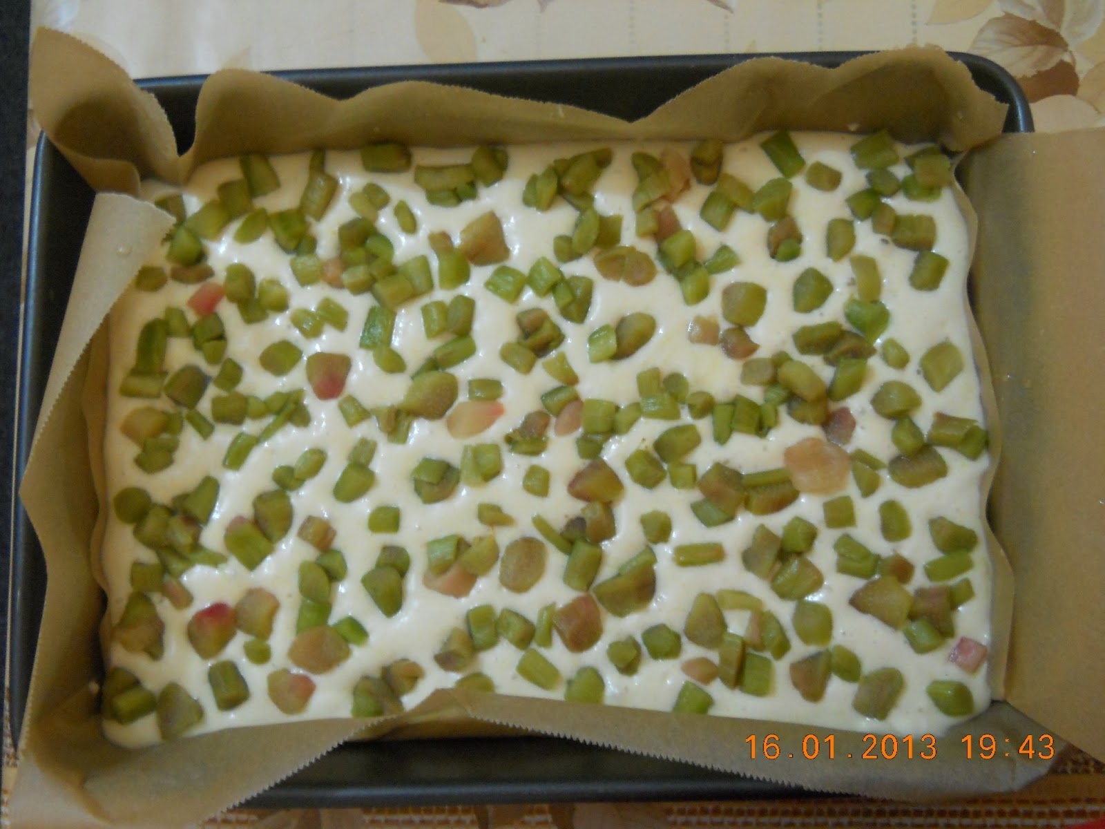 Reteta de acasa: Prajitura cu Rabarbar