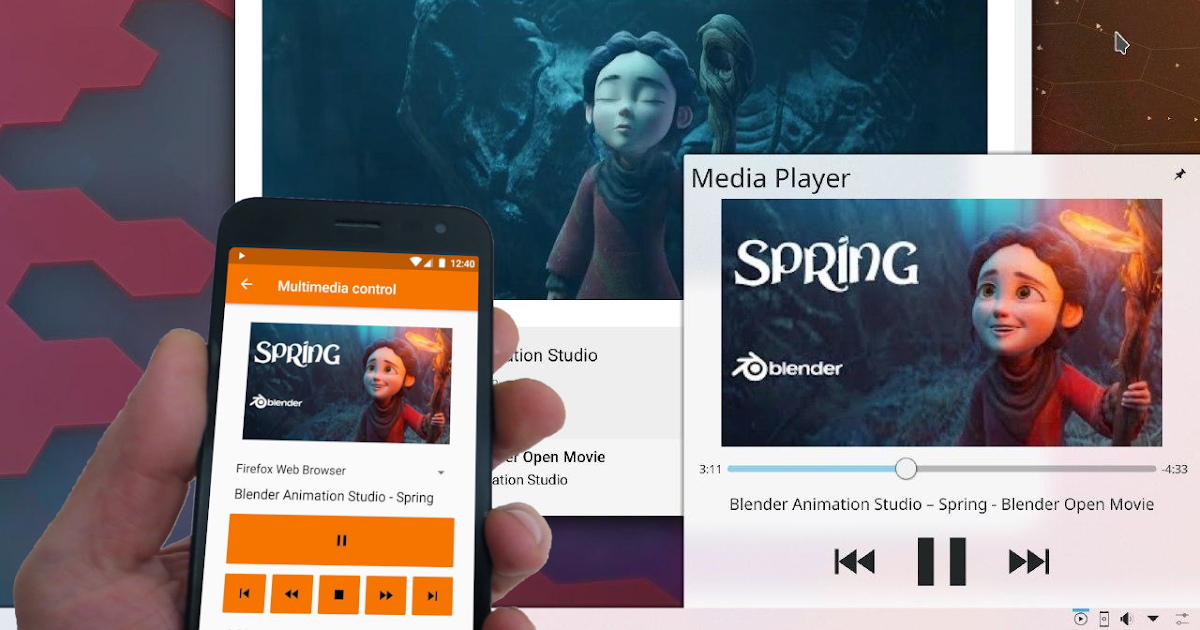 KDE Plasma: Control Audio/Video Playing In The Browser Using Android Or ...