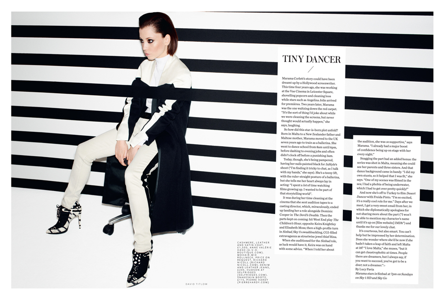 Skinnydip: DAVID TITLOW PHOTOGRAPHS MARAMA CORLETT FOR INSTYLE