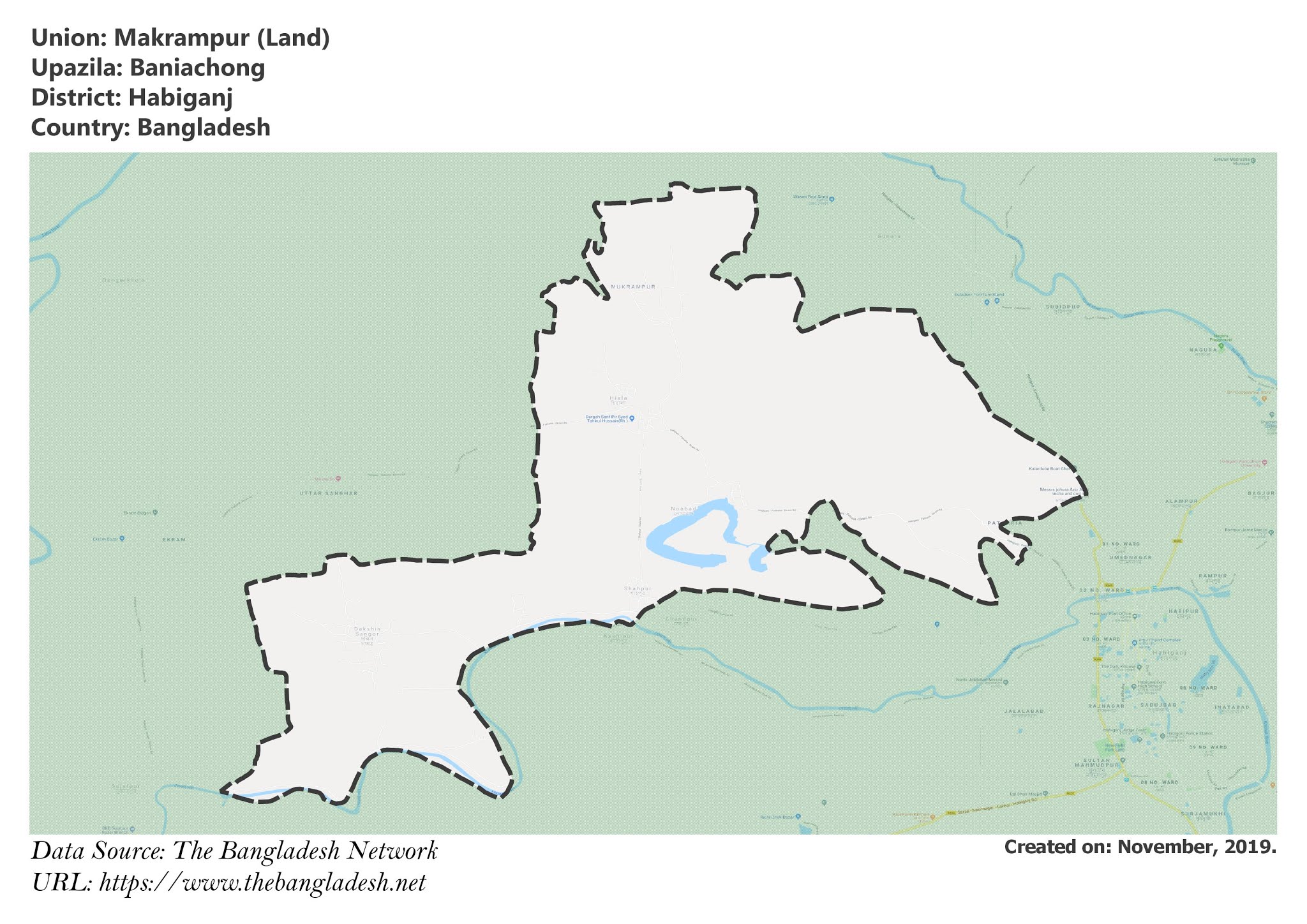 Makrampur Union, Habiganj