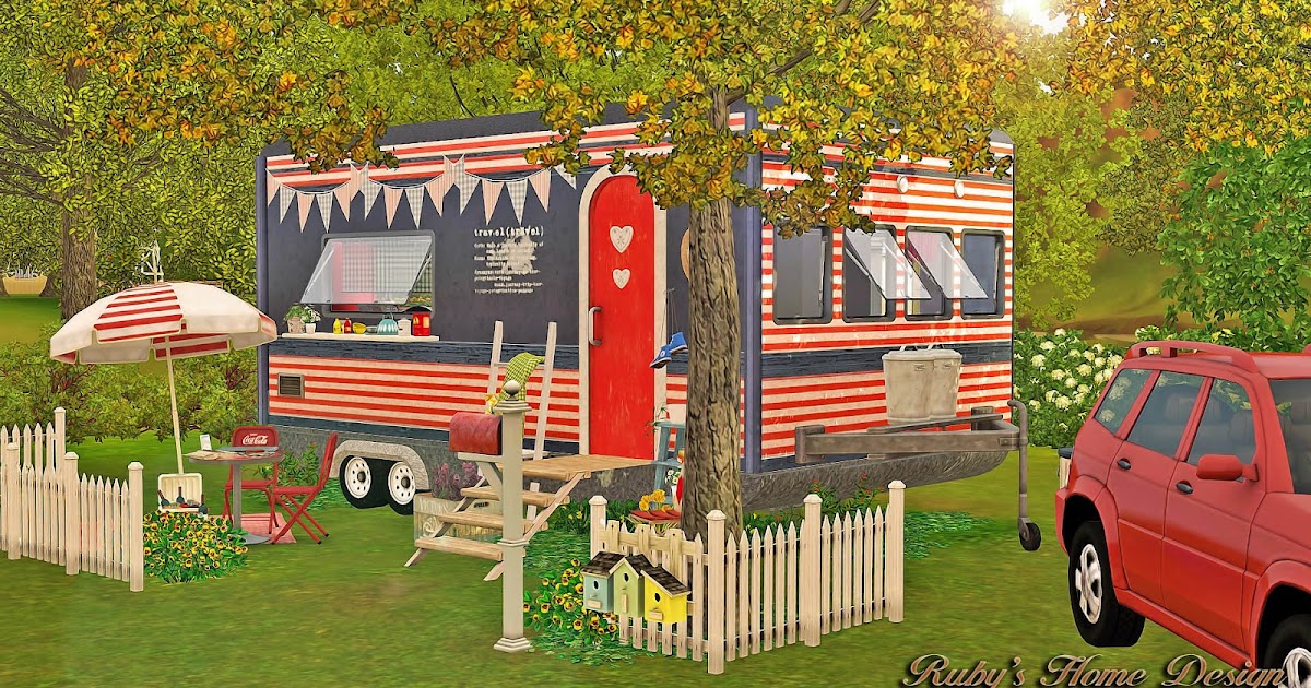 Sims3 Caravan Love 幸福露營車 [Ruby Red Sims]