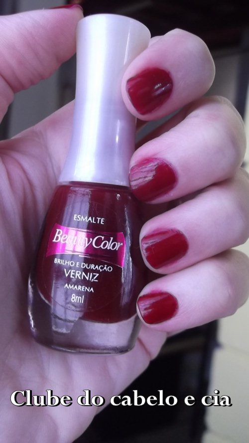 RESENHA: BEAUTY COLOR AMARENA (VERMELHO ESCURO) | Clube do cabelo e cia