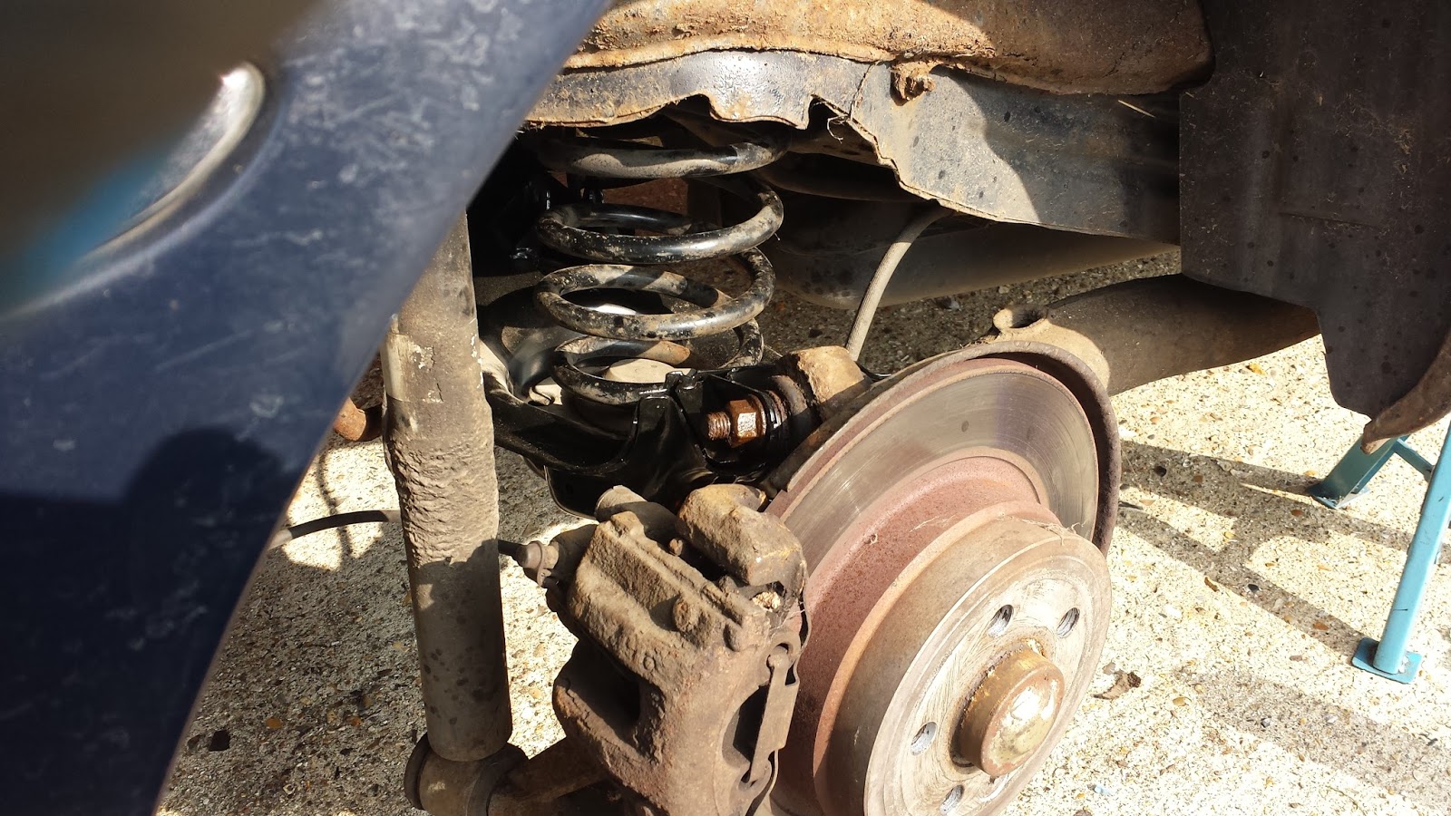 Replacing Rover 75 Suspension Arms