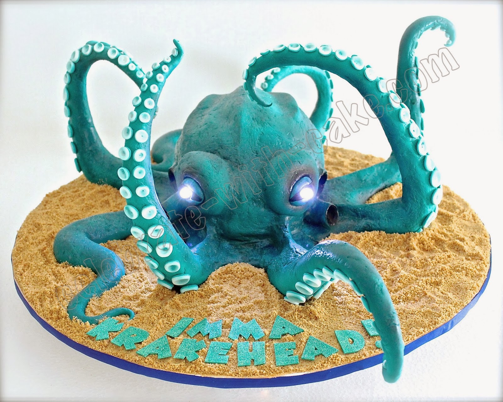 Celebrate with Cake!: 3D sculpted Octopus Cake