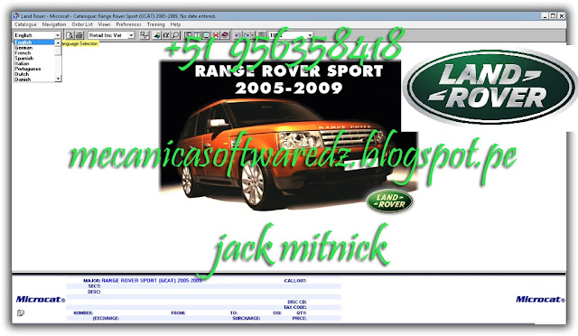 BIENVENIDOS MECANICASOFTWAREDZ: Software Microcat Land Rover 12-2014