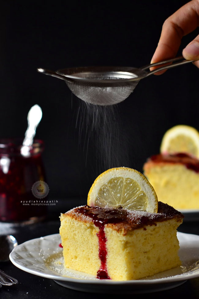 Cheedar Cheese Cake [& selai Tamarillo] | Momylicious