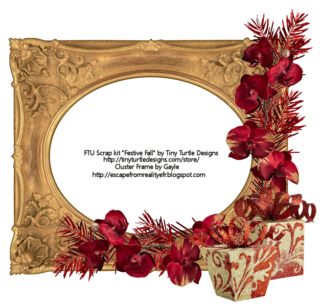 Escape From Reality Blog: FTU "Festive Fall" Clusters & Cluster Frames