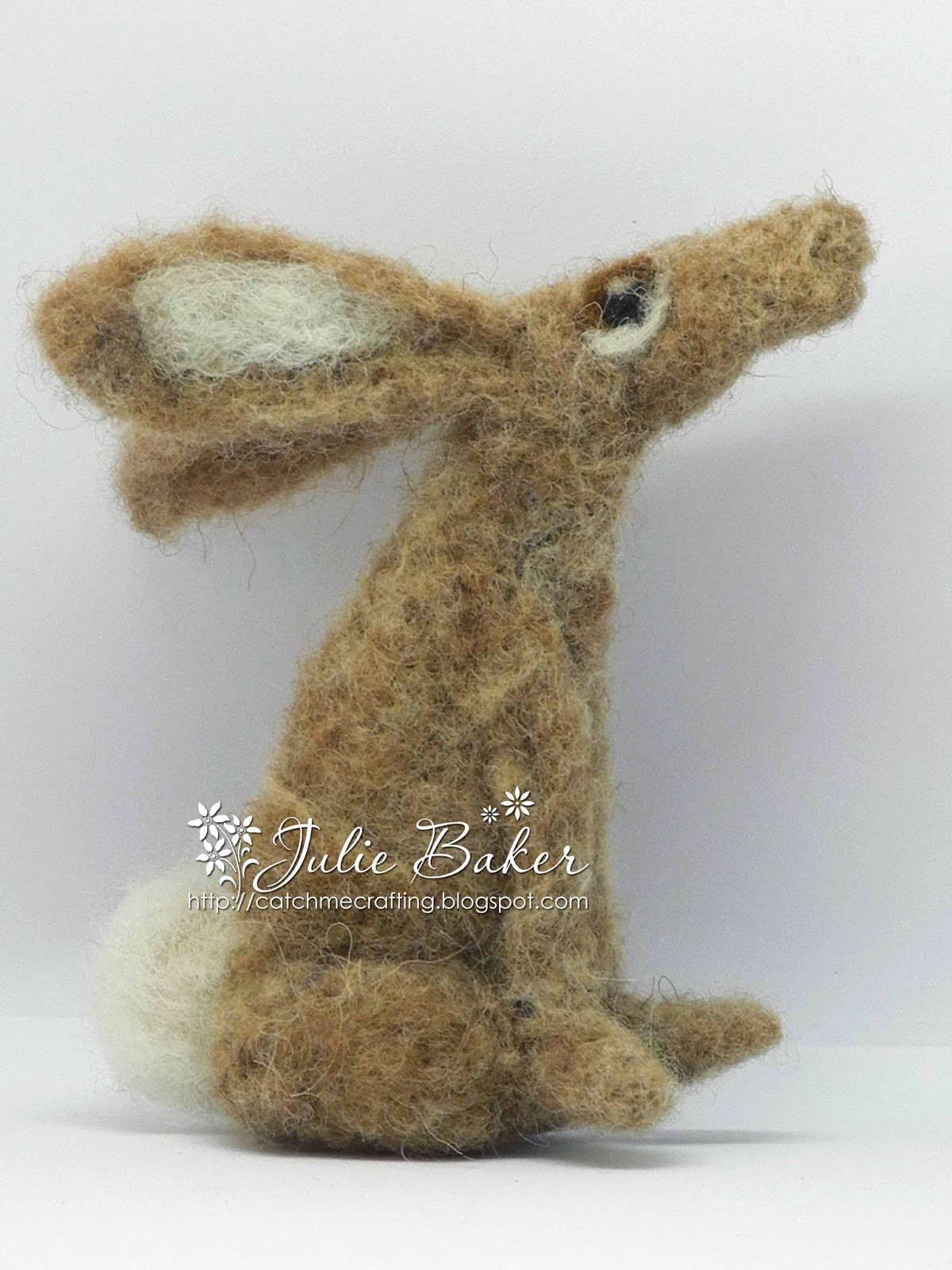 Julie's Blog - Catch Me Crafting: Felted Hare