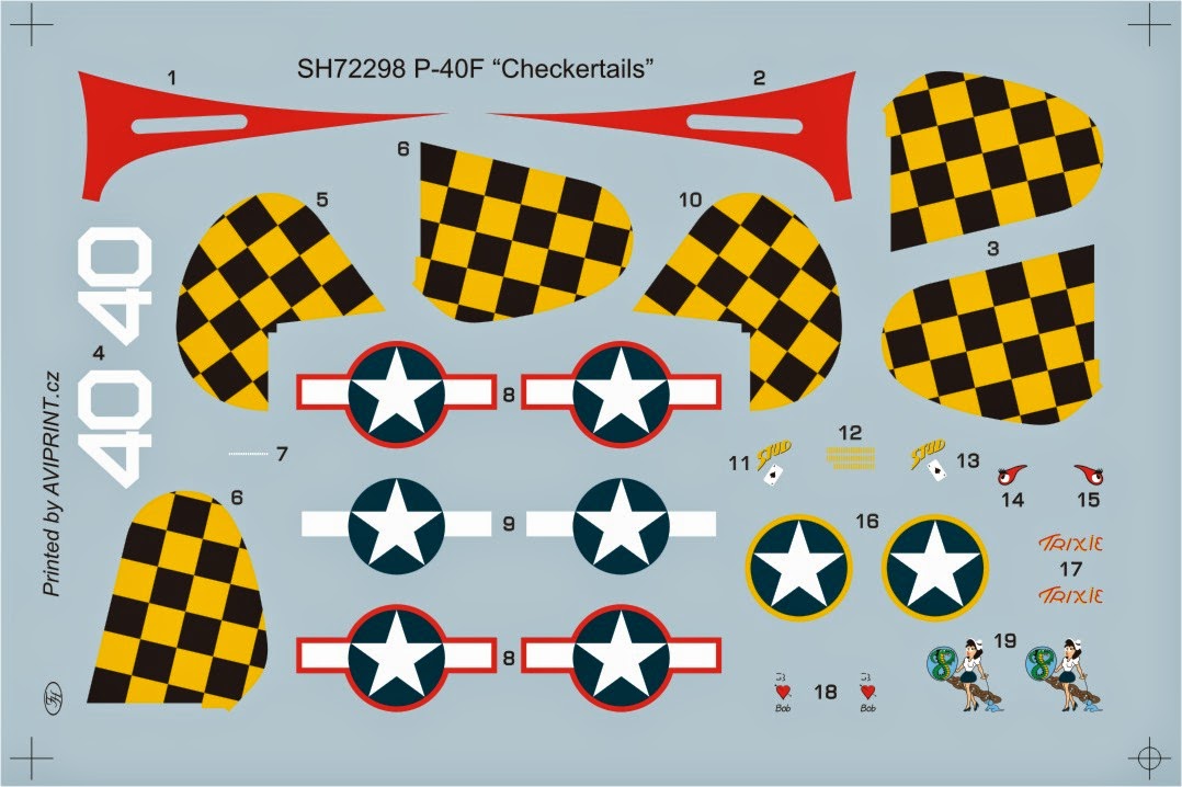 P-40F Warhawk “Checkertails” in 72nd scale, limited edition