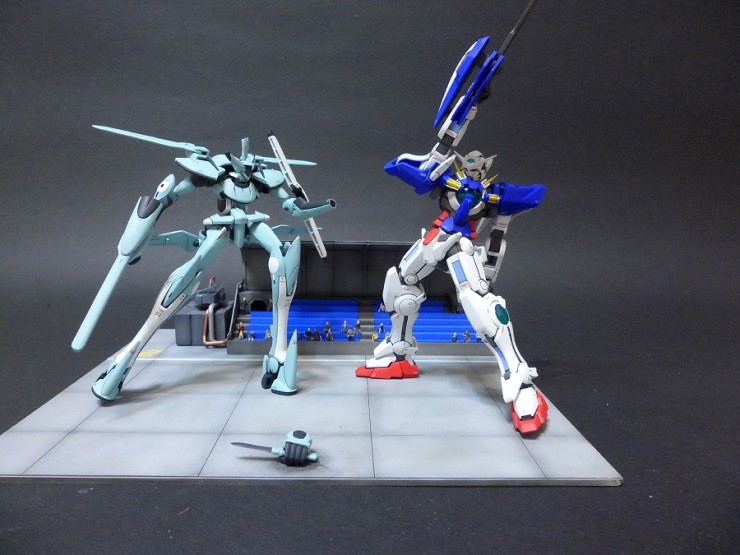 TORI the Modeller: FIRST PHASE. GUNDAM EXIA vs AEU ENACT(1/144,BANDAI)