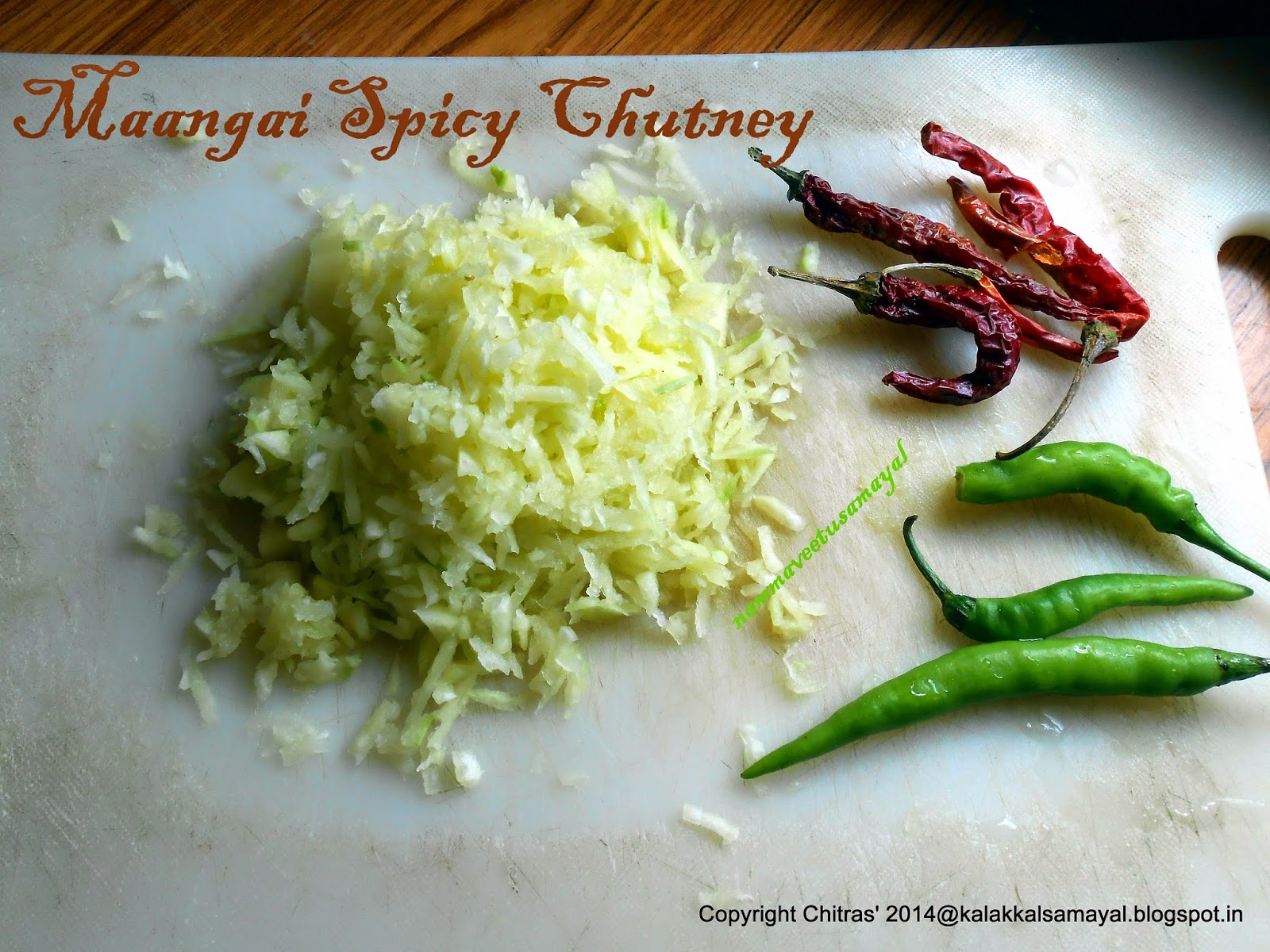 kalakkalsamayal: Maangai-Spicy-Chutney