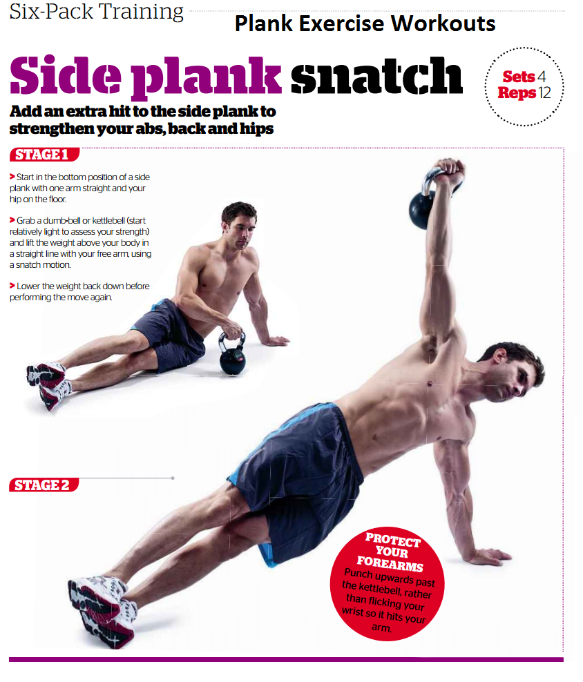 July 2013 | Plank Exercises Routine | Plank Variations