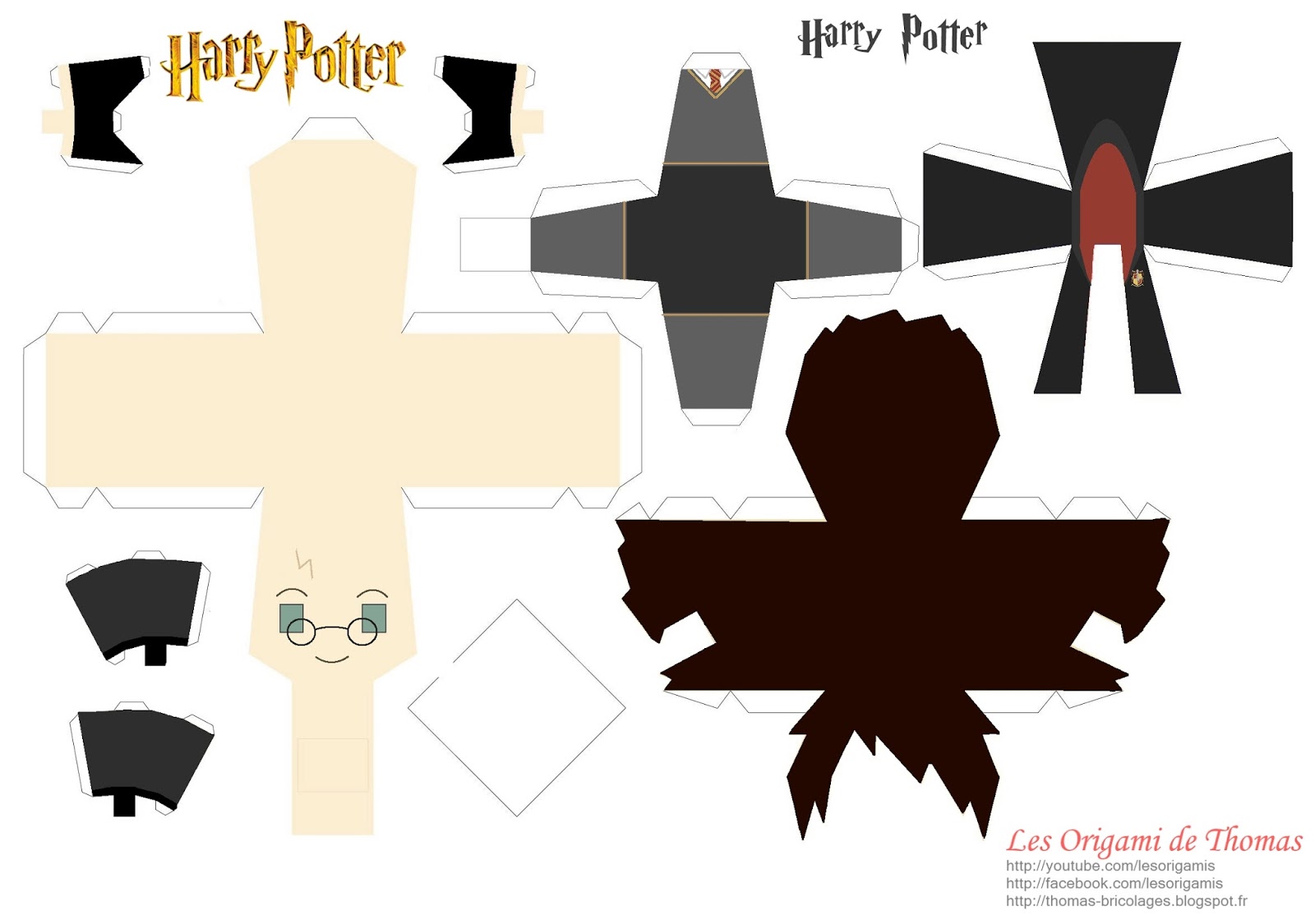 Printable Harry Potter Paper Crafts - Get What You Need