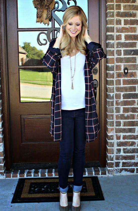 A Blonde Ambition: Plaid Clad: {Outfit Pics}