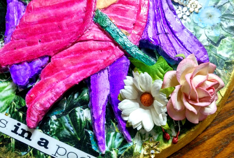 Nakshathra Designz: Decoupage on POP Carving- DT post by Blessy Priya