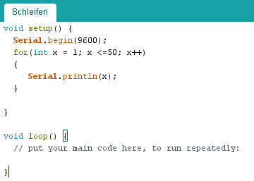 michaelsarduino: Schleifen in C++