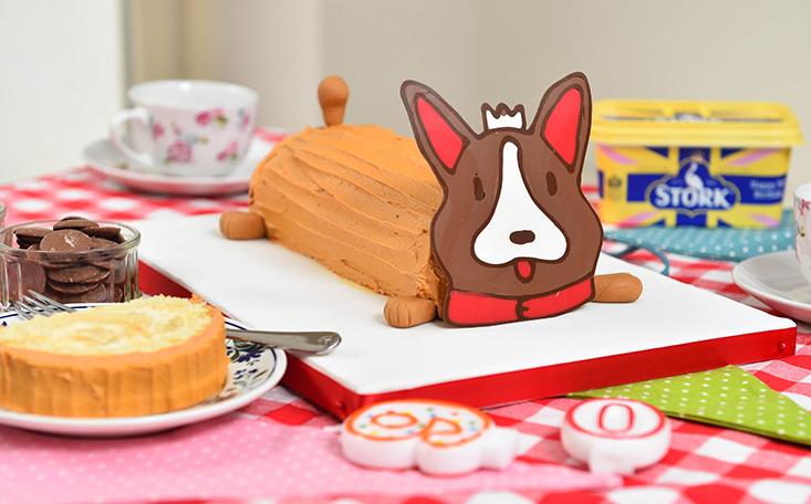 A Corgi Cake Recipe - My Three and Me
