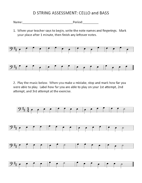 Orchestra Classroom: D String Assessment