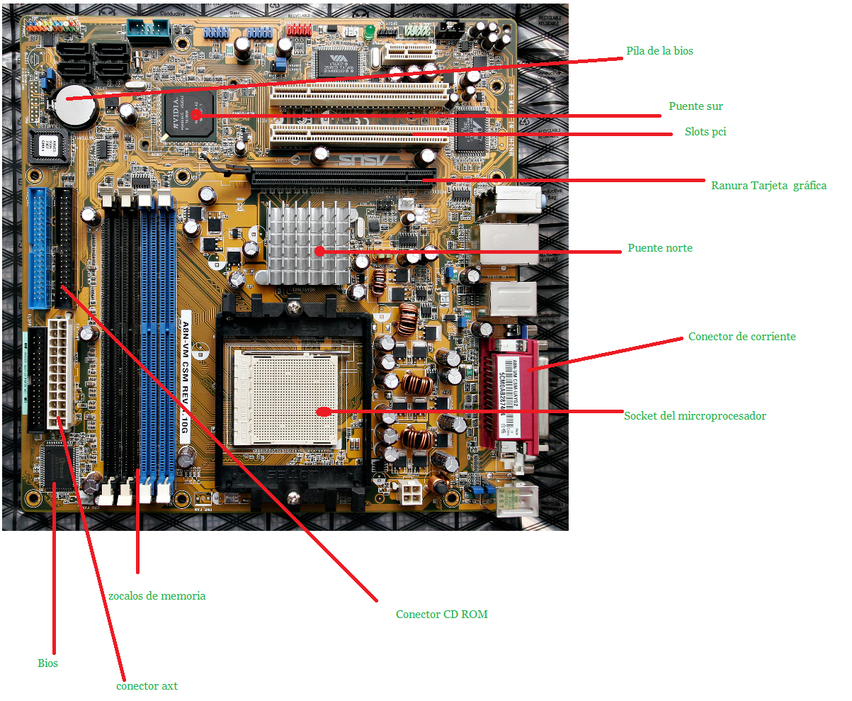 Pcpi Informática: P18 La placa base