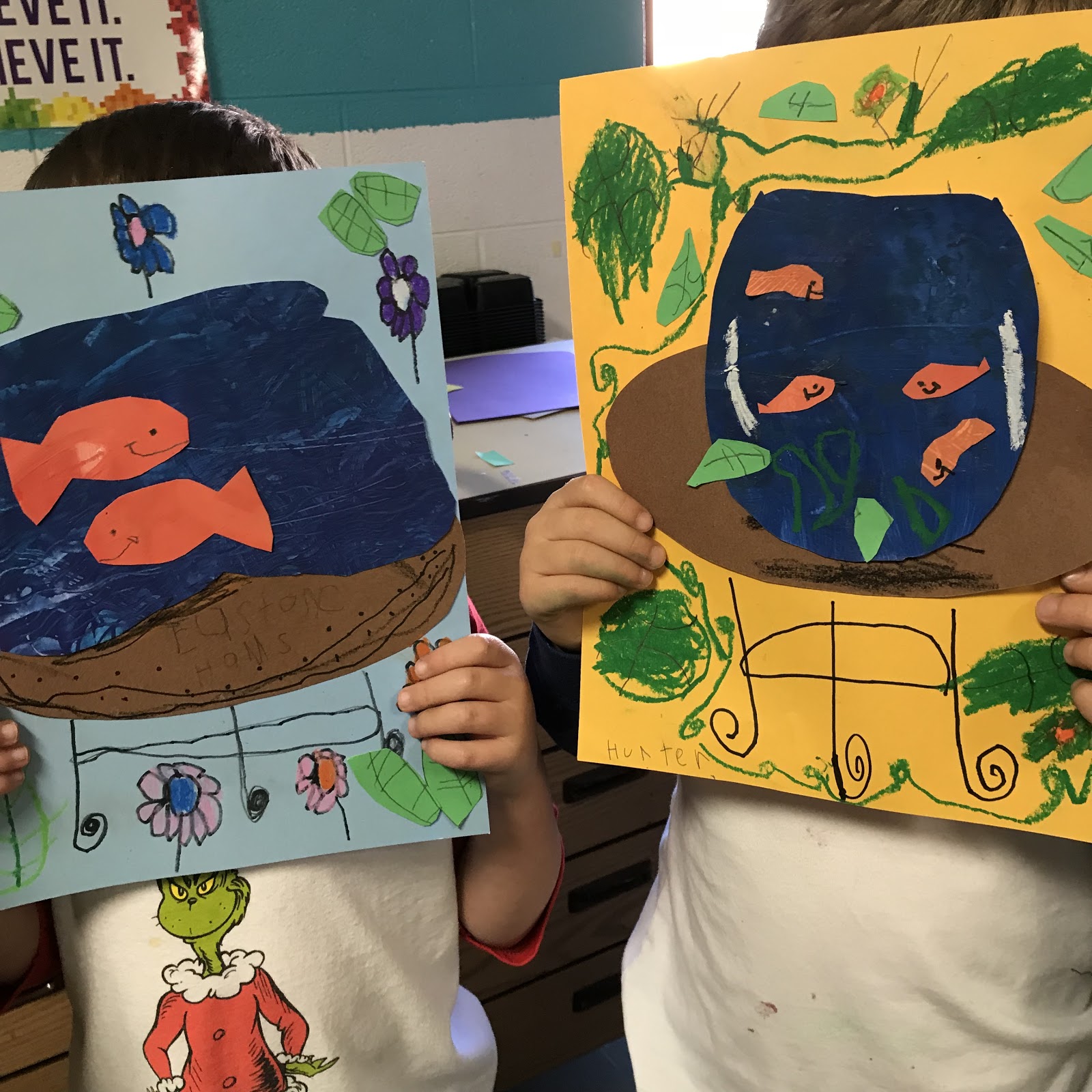 Elements of the Art Room: Kindergarten Matisse Inspired Goldfish